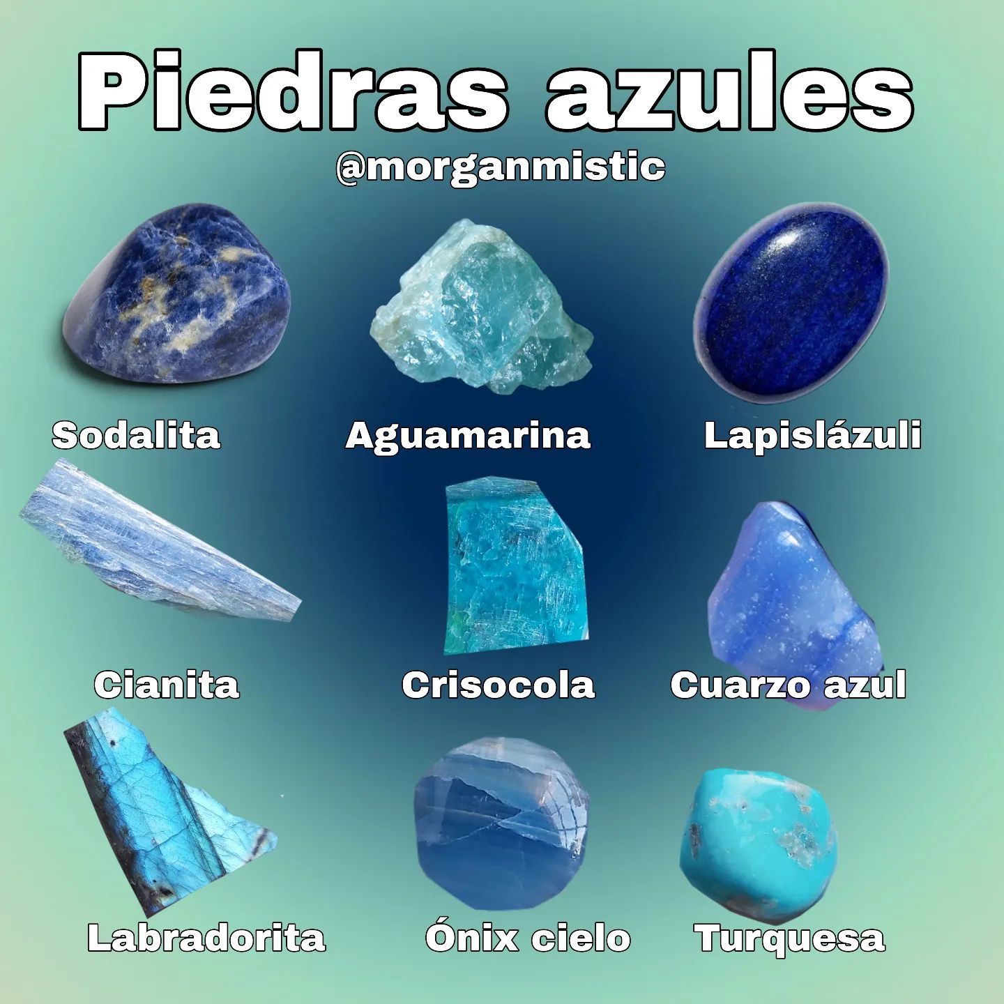 Qué significado tiene una piedra azul