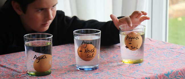Por qué los objetos flotan en el agua salada